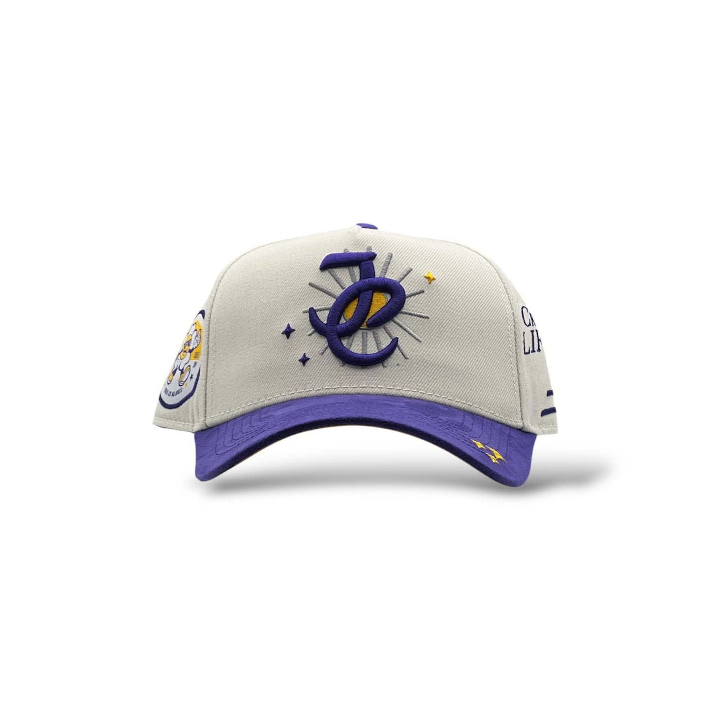 GORRA JC HATS SUN BEIGE PURPLE – MULTIESTILO